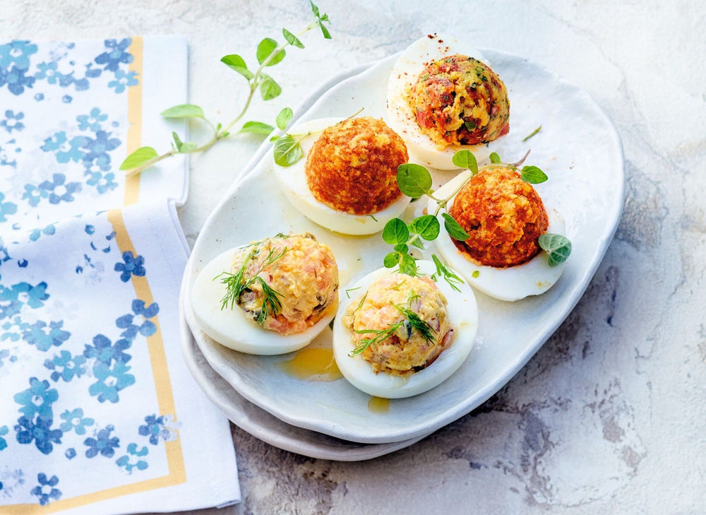 Smoked Salmon Deviled Eggs – Tupperware US