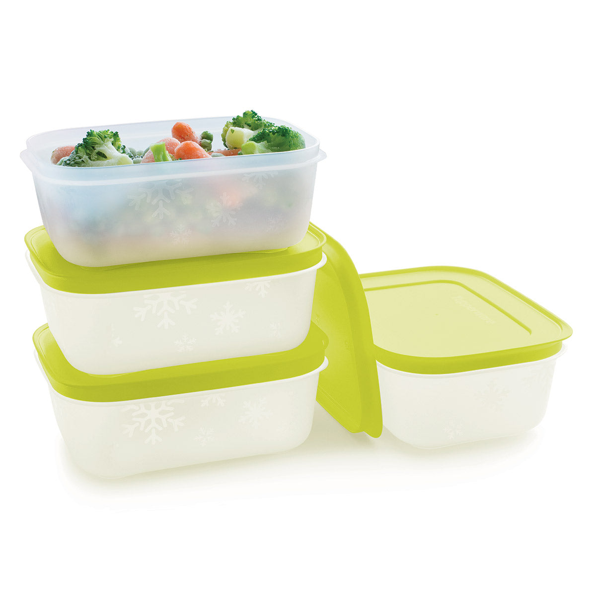 Tupperware® Freezer Mates® PLUS Small Shallow | 4-Piece Container Set ...