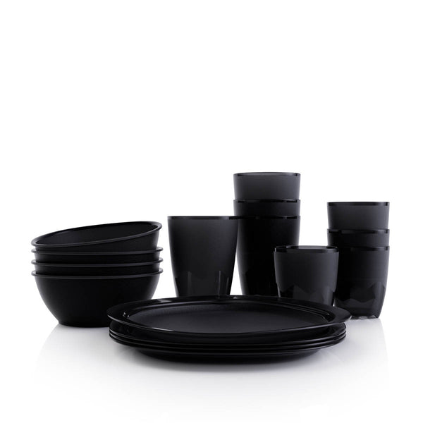 Tupperware® Essentials Dining 16-Piece Set | Plates, Bowls & Tumblers ...