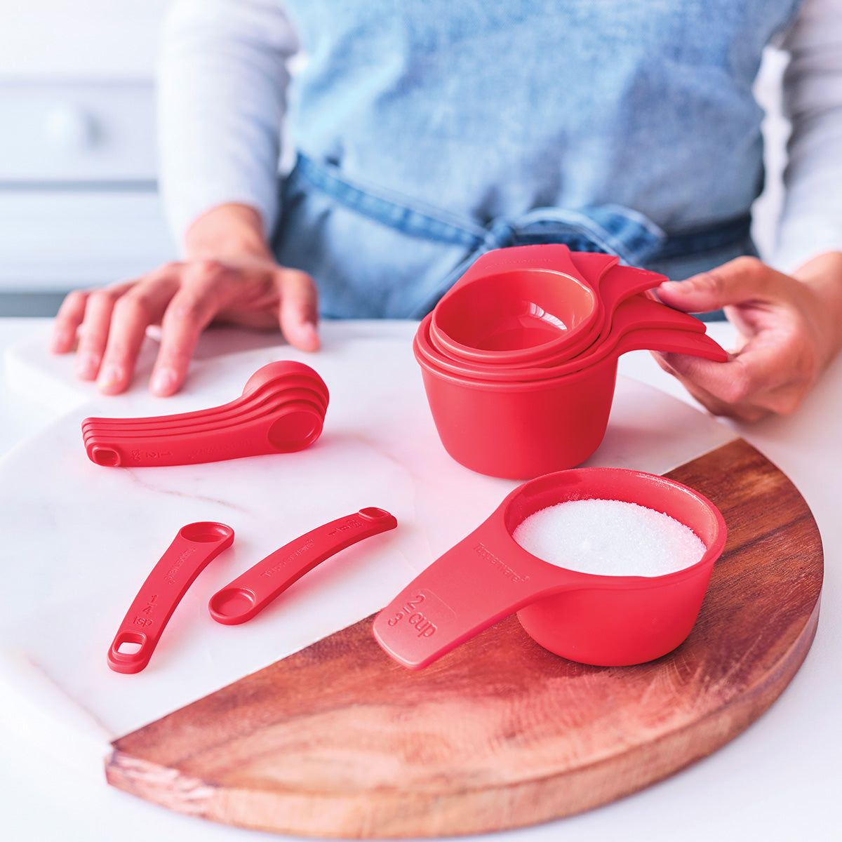 Tupperware® Measuring Mates Set | 6 Measuring Spoons, 6 Measuring Cups ...