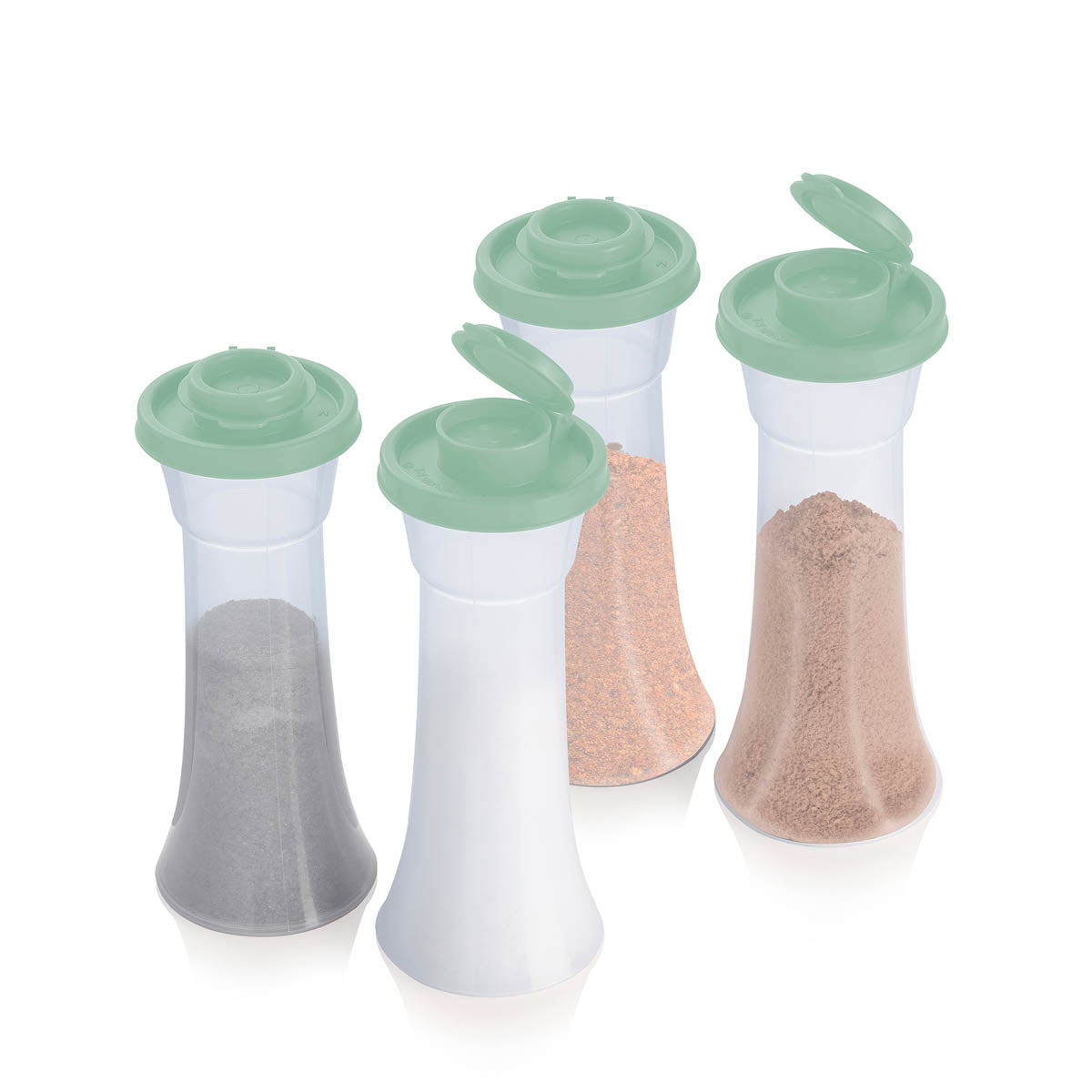 Hourglass Salt and Pepper Shakers | Large Set of 4 – Tupperware Brand