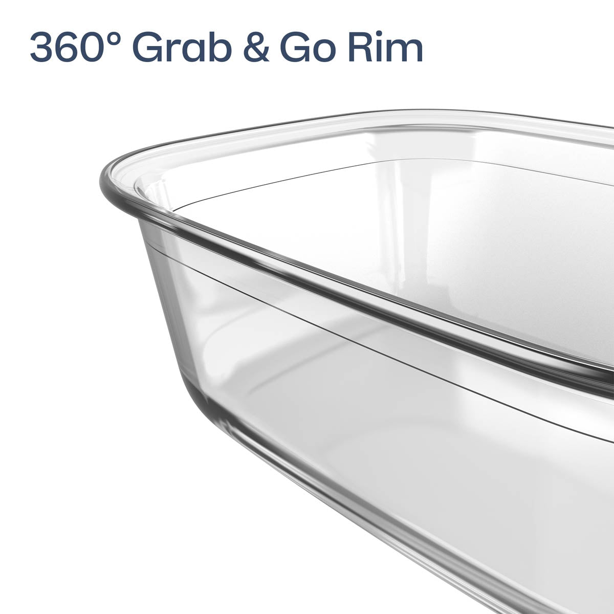 Tupperware Voila™ Glass Food Storage Container | Rectangular Mini ...