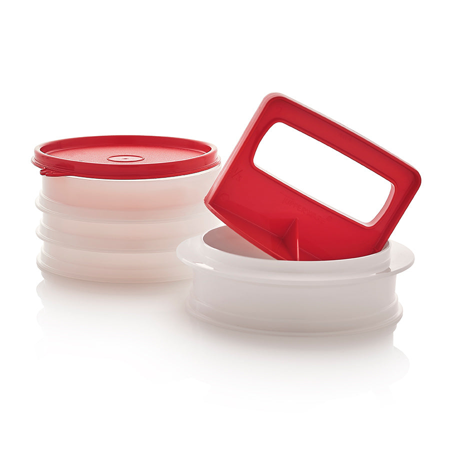Hamburger Press & Keepers Set – Tupperware Brand